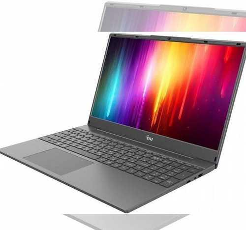 Ноутбук iRU Калибр 15PH 15.6", IPS, AMD Ryzen 5 5500U 2.1ггц, 6-ядерный, 16гб 512гб SSD, AMD Radeon