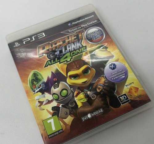 Диск PS3 Ratchet and Clank All 4 One Лицензия