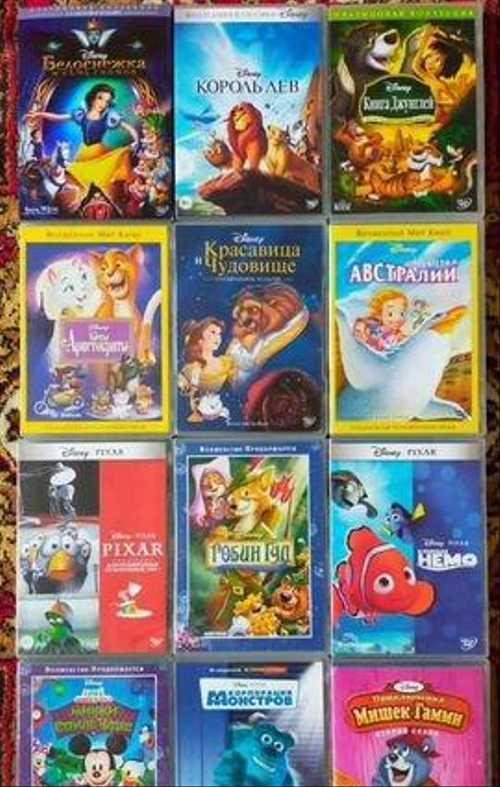 Мультфильмы Disney на DVD