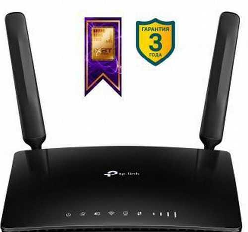 Роутер TP-link Archer MR200 AC750 10/100base-TX/4G черный (1/10)