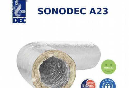 Гибкий утепленный воздуховод Sonodec A23S-160mm