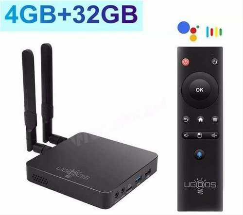 Новый android TV приставка Ugoos AM6b plus S922X-J