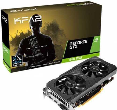 Видеокарта KFA2 GeForce GTX 1660 super 1-Click OC