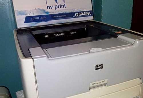 Принтер лазерный hp1160+новый картридж