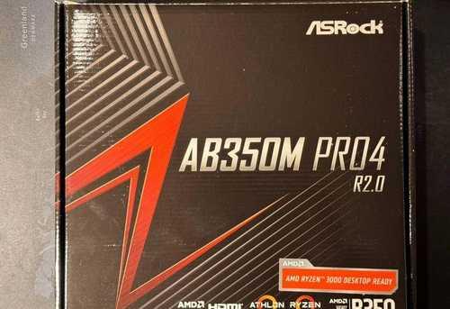 Материнская плата asrock ab350M pro4