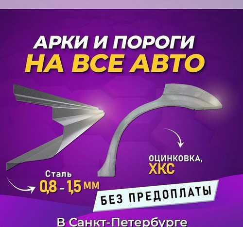 Арки Nissan Almera N16 (Ниссан Альмера) Цинк