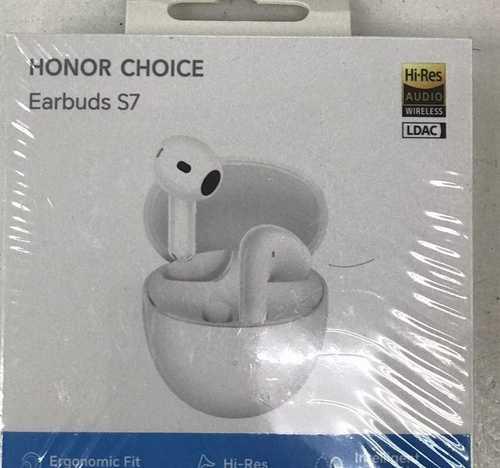 Наушники honor choice Earbuds S7.Оригинал