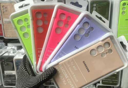 Чехол на Samsung S23 Ultra Silicone Cover яркий