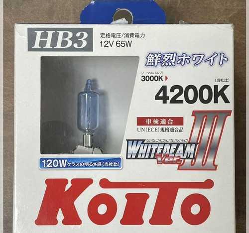 Лампы Koito HB3 Whitebeam