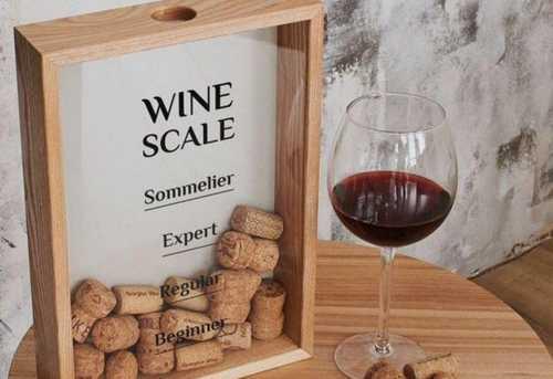 Копилка для винных пробок "Wine Scale", 22х31 см