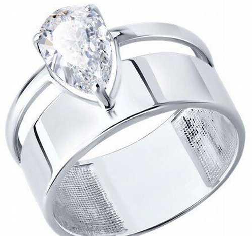 Кольцо Diamant из серебра, 94-110-02344-1, р.17,5