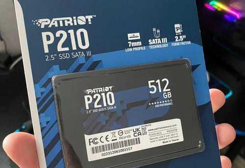 Ssd patriot 512 GB Новый