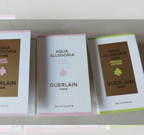 Пробники Guerlain Aqua Allegoria