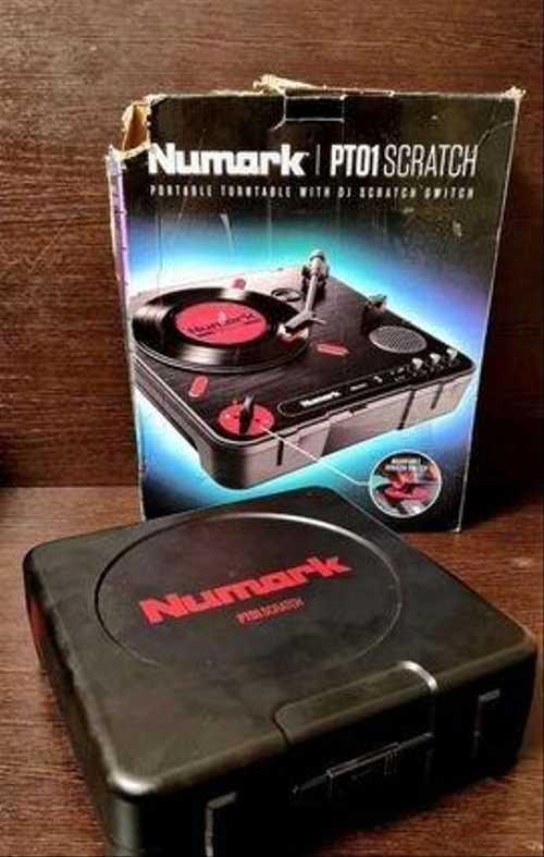 Dj проигрыватель Numark PT01 scratch