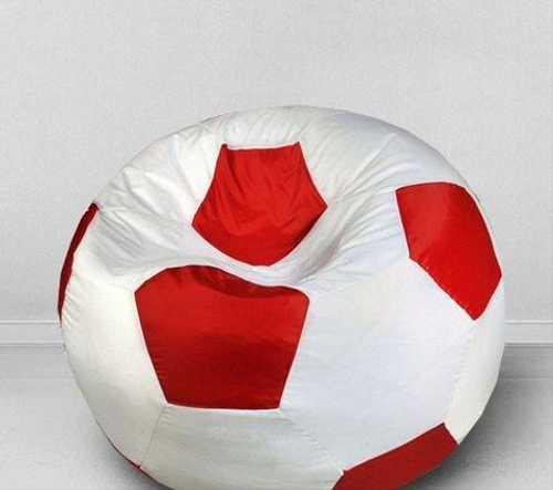 Кресло-мешок мяч красно-белый