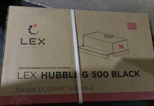 Вытяжка встраиваемая lex hubble g 500 black
