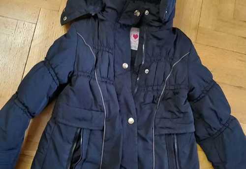 Куртка для девочки 128-134 зимняя