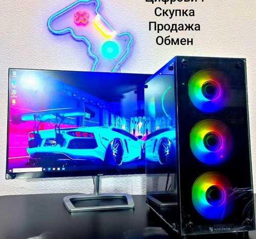 Игровой пк / Ryzen 5 / RTX 3060 12G / DDR4 16G / n