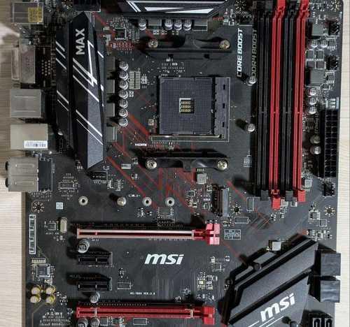 Материнская плата msi b450 gaming plus max