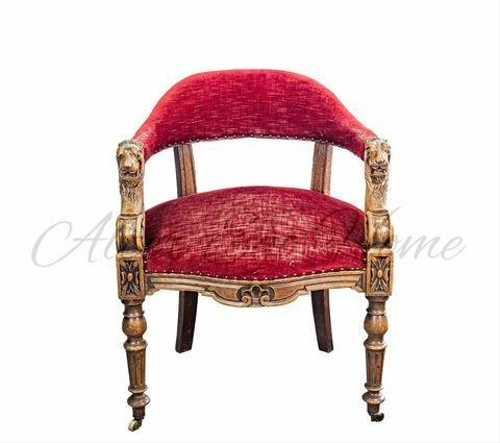 Кресло из дубового массива 1870-х гг