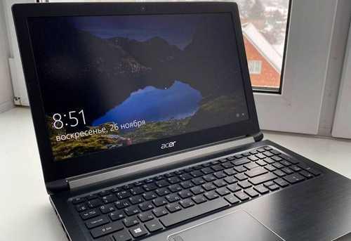 Ноутбук Acer A715-71G, 1050ti 4gb