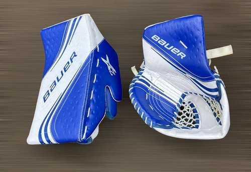 Вратарские Блокер+Ловушка Bauer Vapor 2X INT Б/у