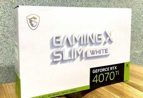 RTX 4070 Ti MSI Gaming X Slim White 12 GB