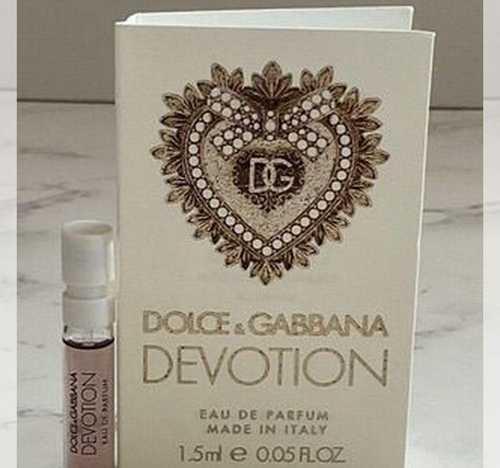 Dolche gabbana devotion 1.5 мл пробники