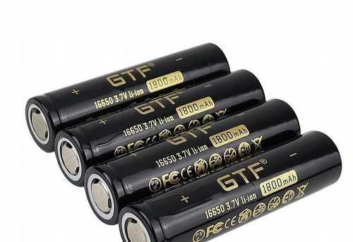 Аккумулятор GTF 16650 (5шт) 3,7V Li-Ion 1800mAh