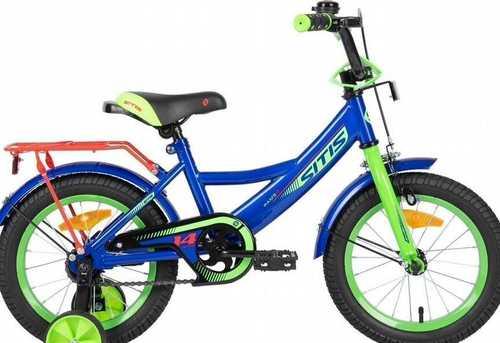Велосипед sitis pams 14" (2023) Blue-Green Vol229