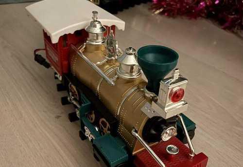 Детская железная дорога со звуком Santa's expess