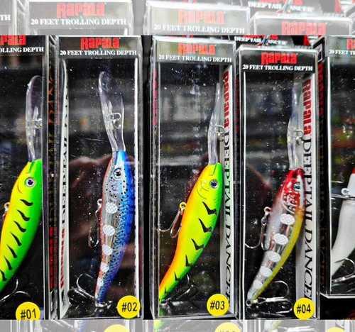 Воблеры для троллинга Rapala Deep Tail Dancer 9