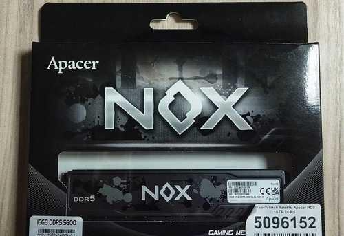 Оперативная память Apacer NOX DDR5 16GB