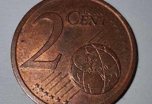 Монета 2 Евро Цента 2005 года
