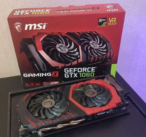 Видеокарта GTX 1060 3GB MSI gaming X