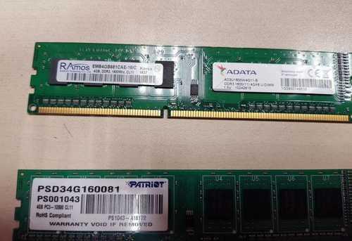 Оперативная память ddr3 patriot a-data