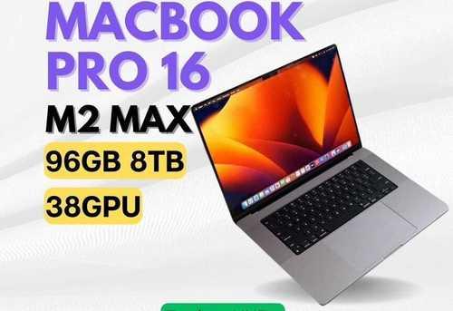 Macbook Pro 16" M2 Max (38 gpu) 96GB 8TB