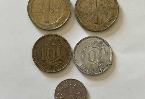 Монеты финляндии