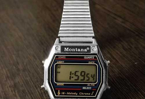 Часы наручные электронные Монтана Оригинал на ходу