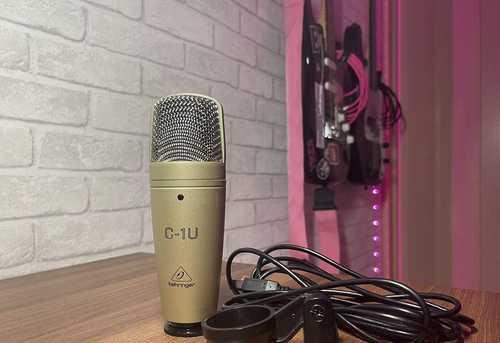 Студийный конденсаторный микрофон Behringer c1-u