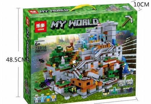 Конструктор MY world, minecraft 2668 деталей