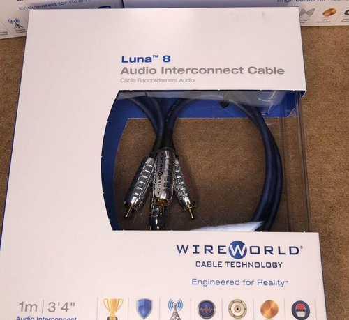 Кабель межблочный Wire World Luna 8 RCA-RCA 1.5m