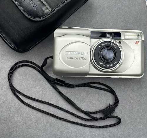 Плёночный фотоаппарат Olympus superzoom 70g