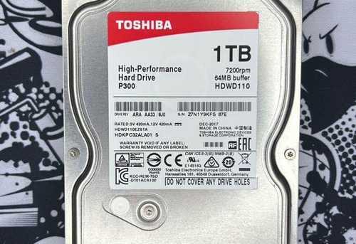 Жесткий диск Toshiba 1TB