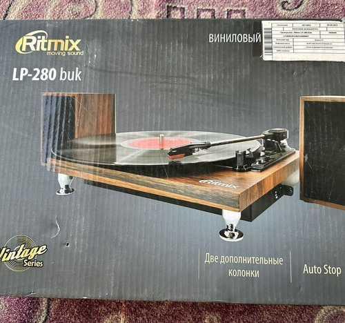 Виниловый проигрыватель Ritmix LP-280 Buk