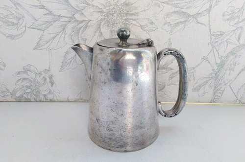 Старый посеребренный чайник. 0,4 л Англия (220799)