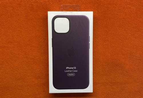 iPhone 13 Leather Case Dark Cherry (new)