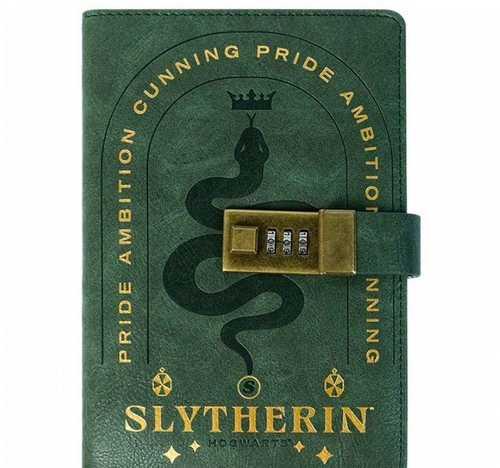 Harry Potter slytherin Green Notebook