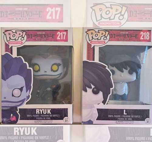 Funko pop Death note (ryuk, L)