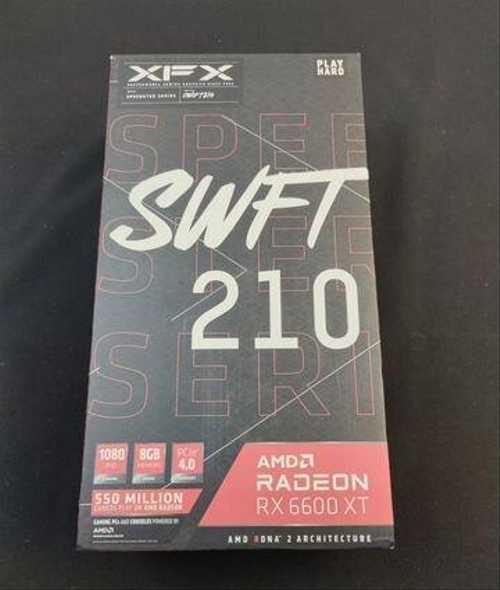 XFX Speedster swft 210 AMD Radeon RX 6600 XT 8GB